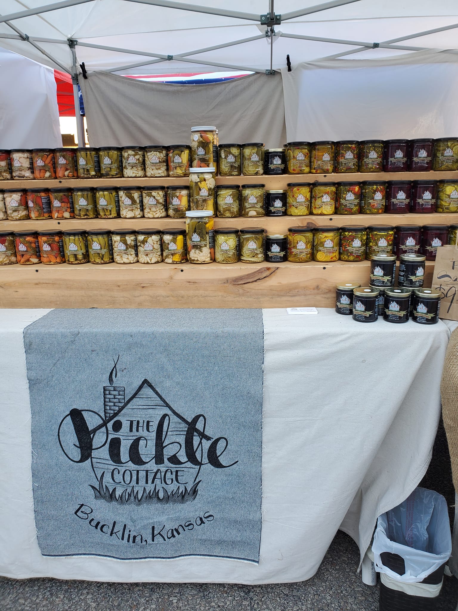 Pickle Cottage Booth Display Front The Pickle Cottage