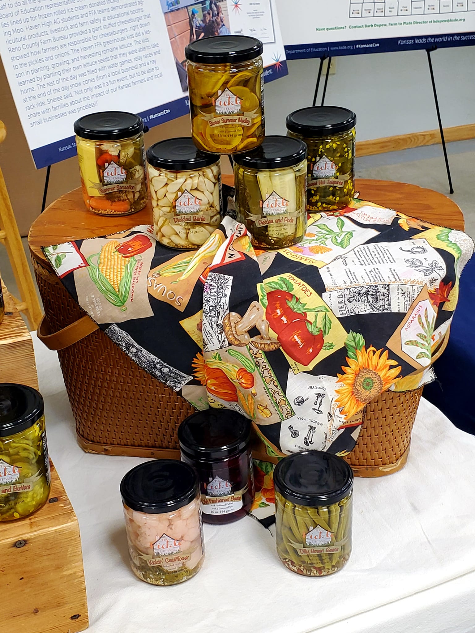 Some Jars Display The Pickle Cottage